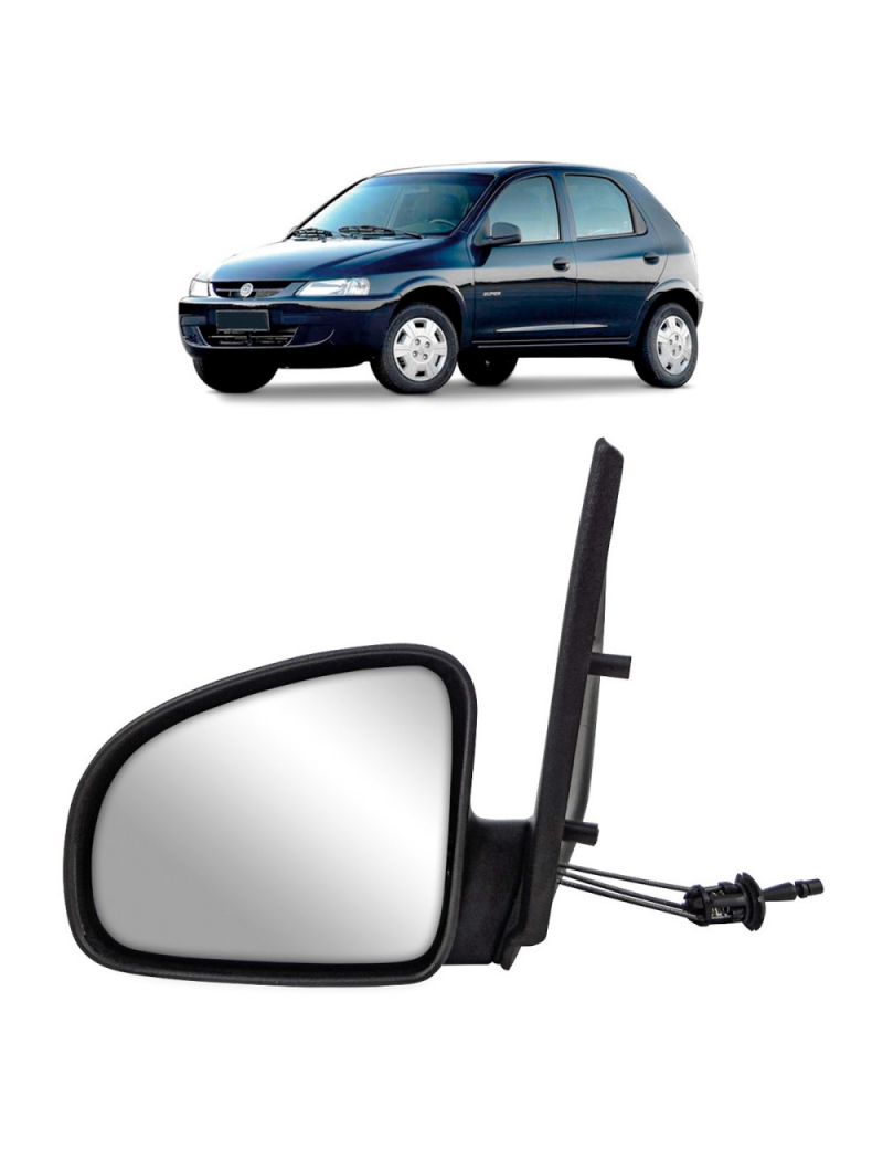 ESPELHO RETROVISOR ESQUERDO COM CONTROLE RETROVEX