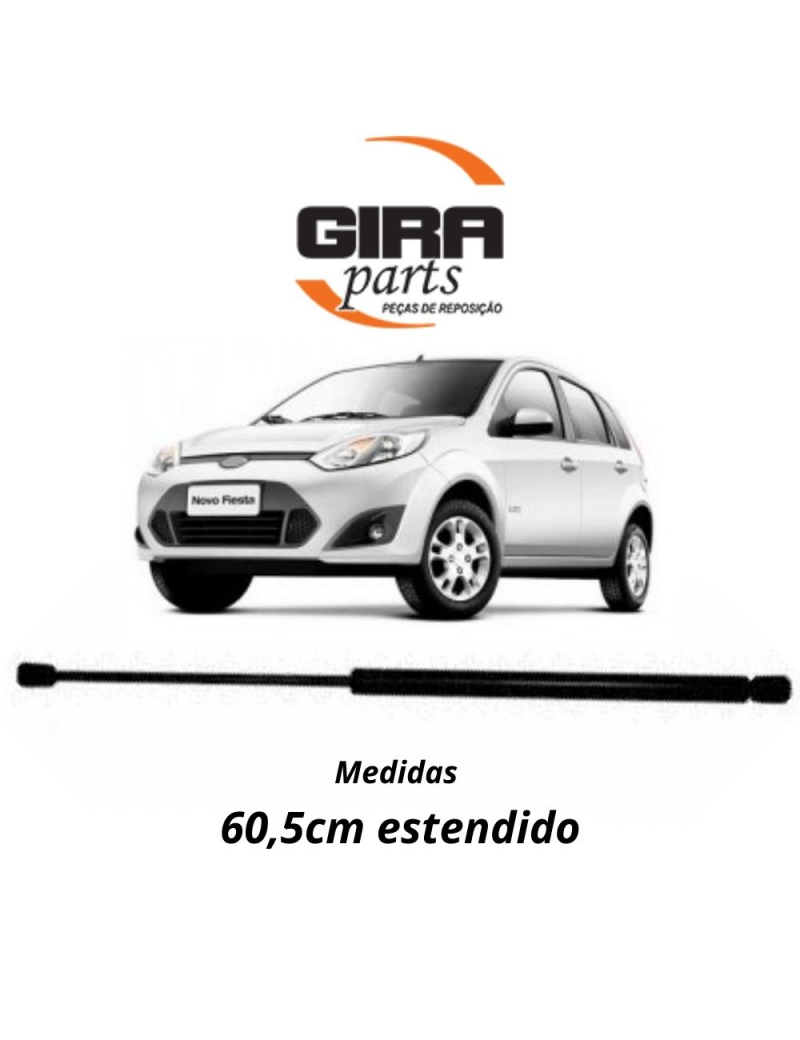 AMORTECEDOR TAMPA TRASEIRA GIRA PARTS PECAS REPOSICAO